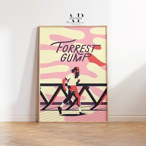 Forrest Gump Poster, Classic Movie Art Print, Tom Hanks Wall Decor for ...