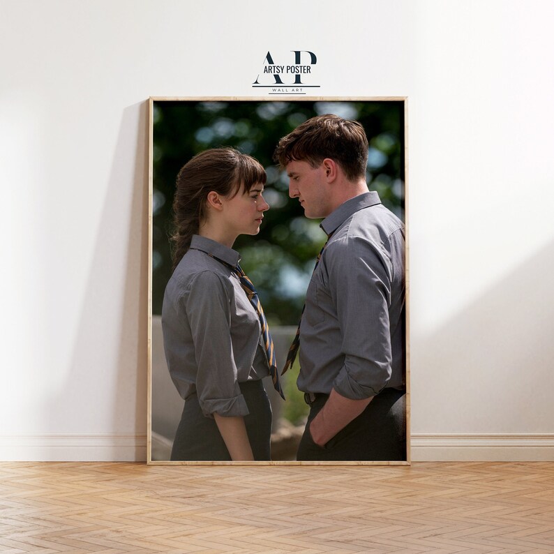 Normal People Poster, Sally Rooney Novel Art, Marianne and Connell Wall ...
