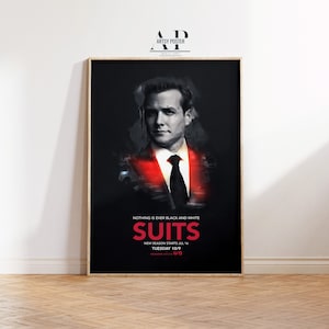 Suits TV Series Poster: Harvey Specter Fine Art Print - Etsy