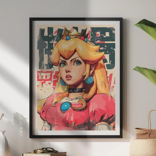 Peach Poster - Etsy UK