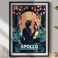 Apollo Greek God Poster - Premium Matte Classical Art Print - Etsy