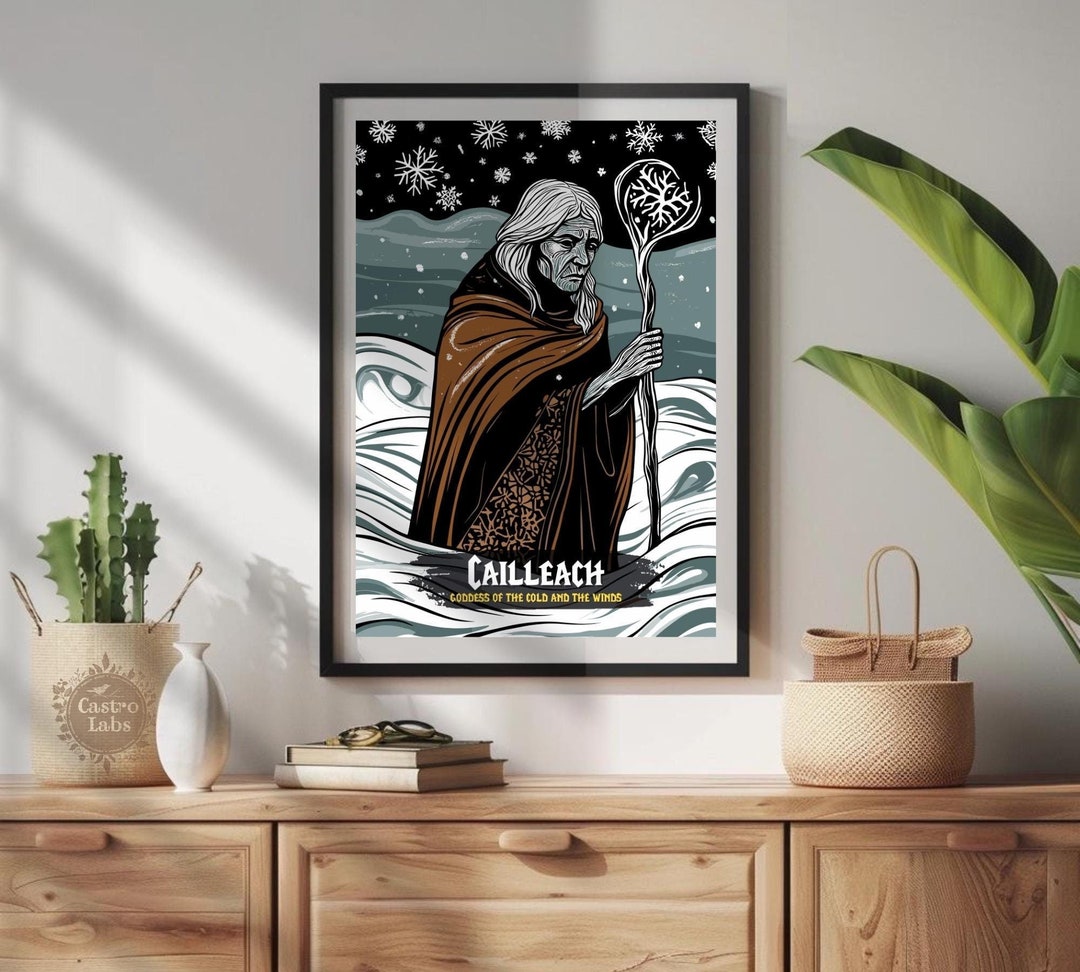 Cailleach Goddess Art, Cailleach Poster, Cailleach Celtic Mythology ...