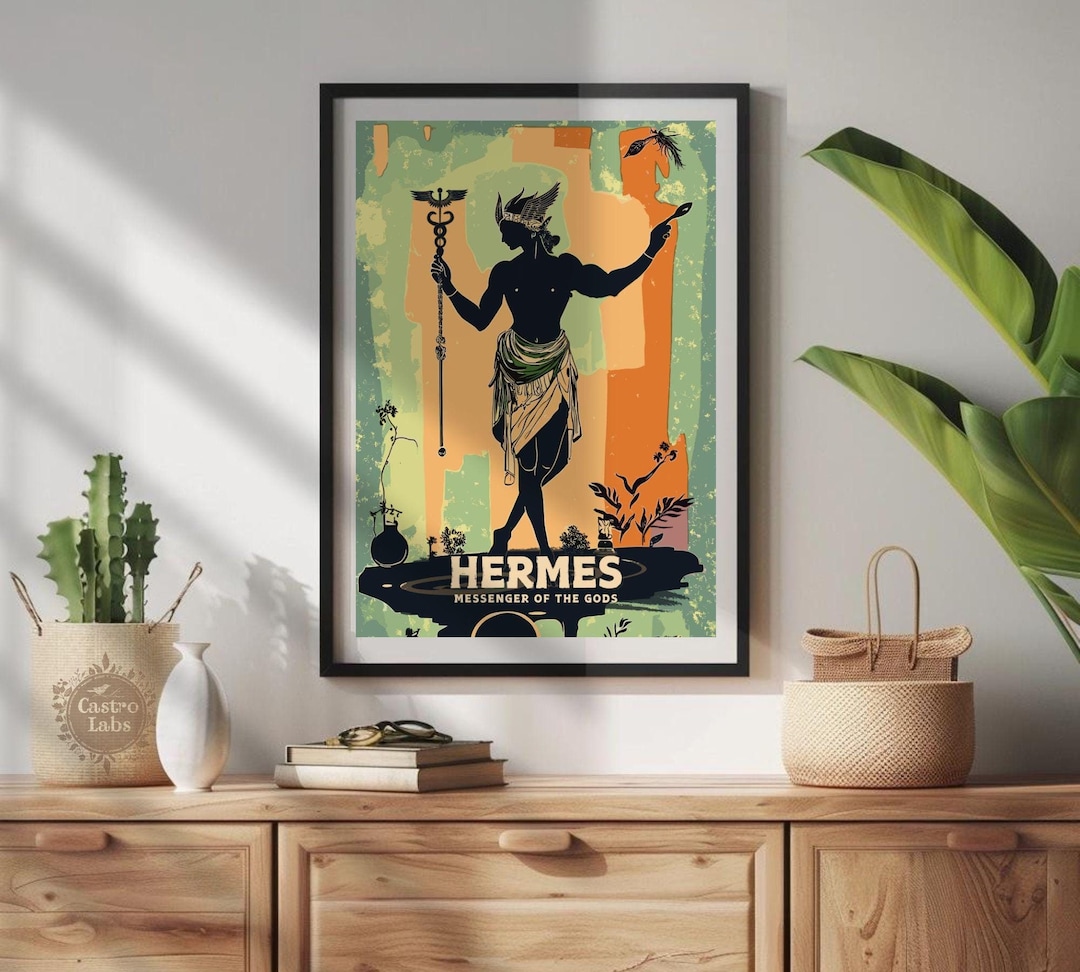 Hermes God Poster, Greek Mythology Art, Olympian Gods Fineart - Etsy