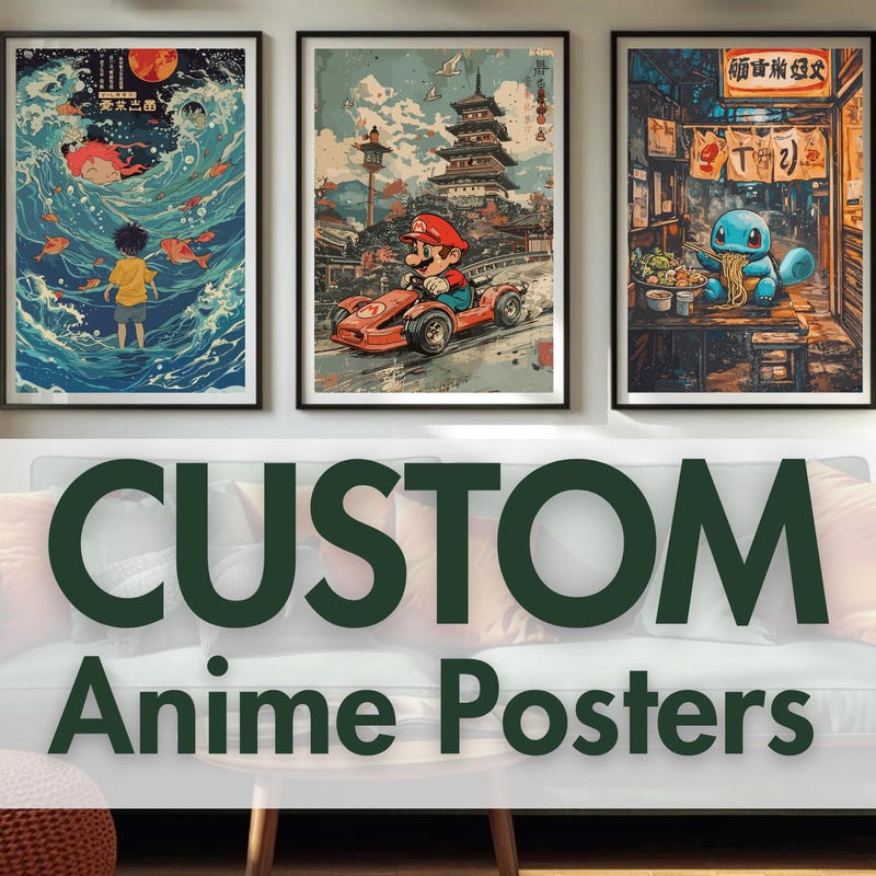 Canvas Poster Anime Manga - Etsy