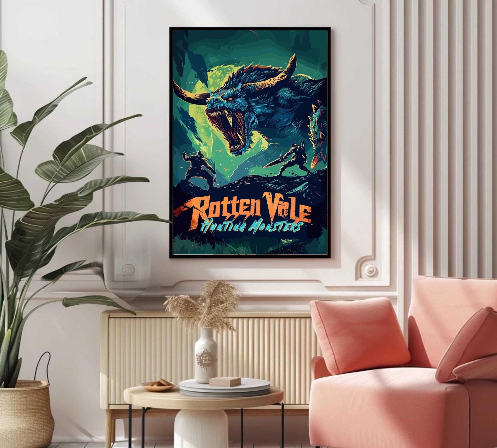 Rotten Vale, Hunting Monsters Poster, Videogame Art, Video Game Poster ...