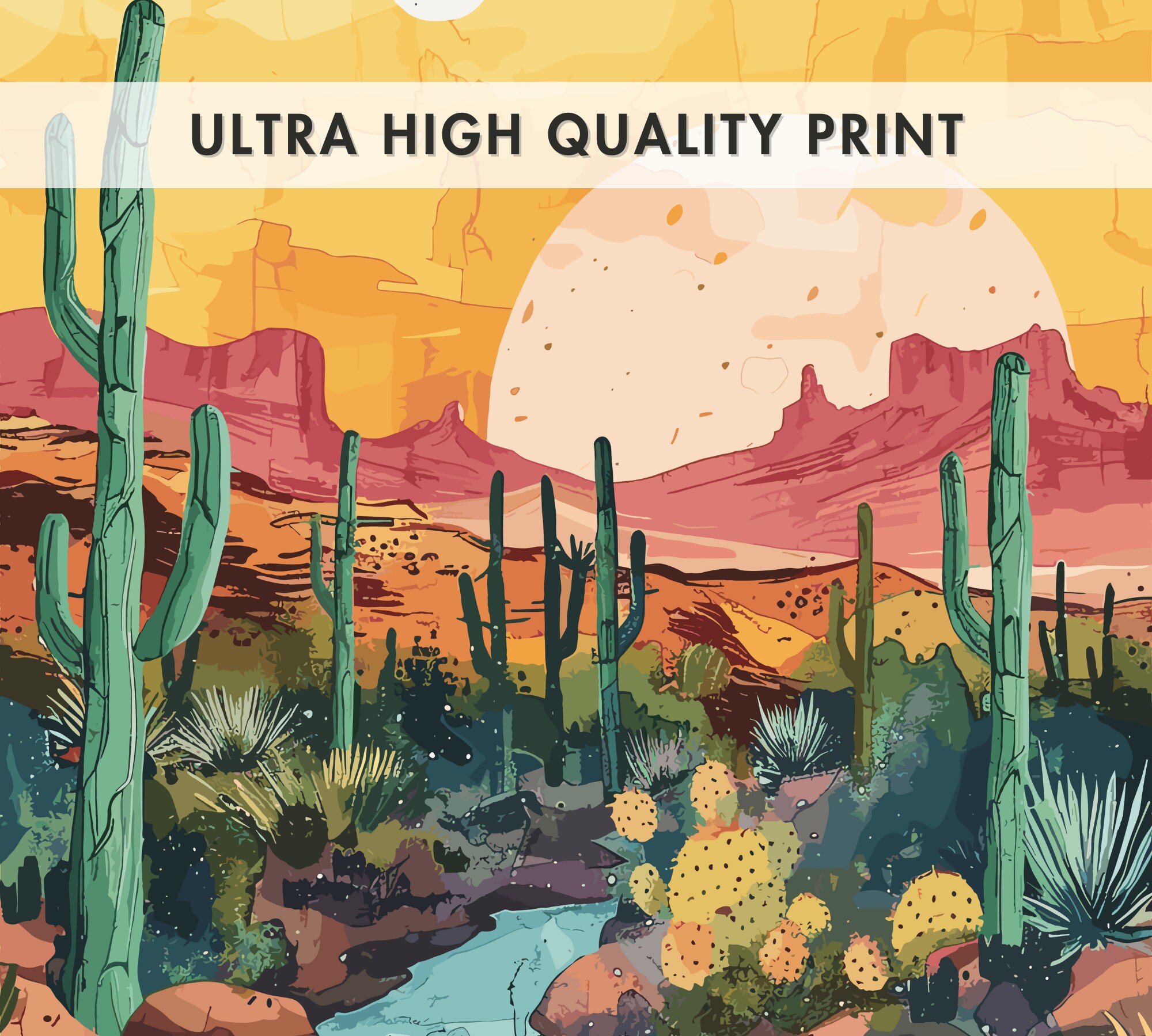 Phoenix Poster, Phoenix Arizona Print, Phoenix Artwork, Home Décor ...