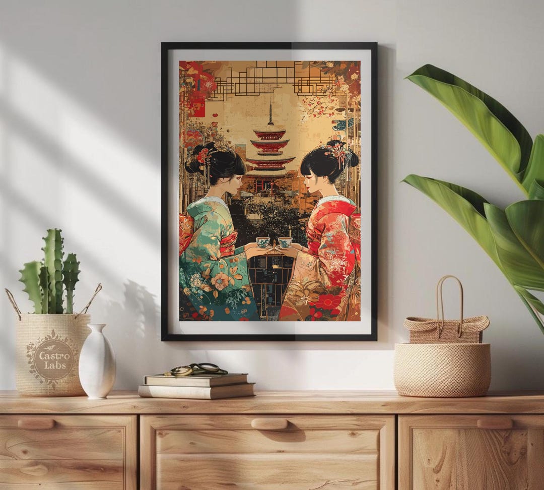 Japanese Tea Ceremony Print, Tea Ceremony Japan Print, Chado Print ...