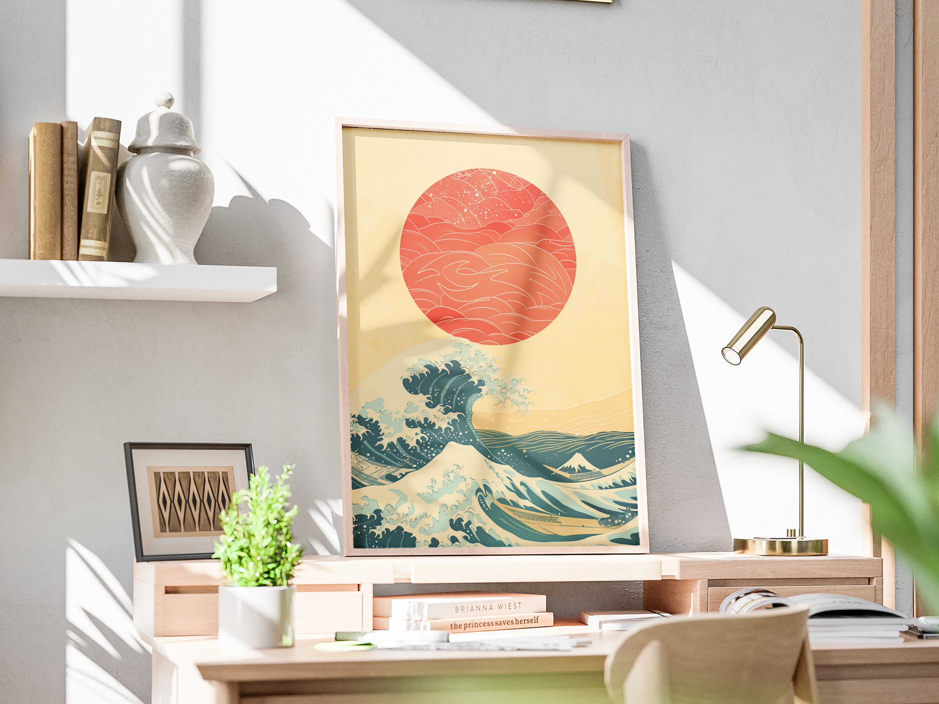 The Great Wave off Kanagawa Poster Kanagawa Wave, Katsushika Hokusai ...