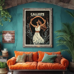 Calliope Poster, Calliope Goddess Fineart, Calliope Greek Mythology ...