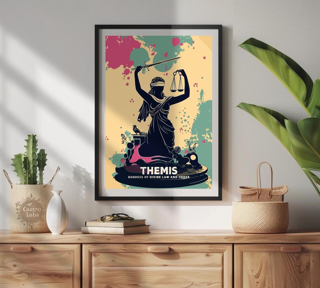 Themis Goddess Print: Greek Mythology Art - Etsy