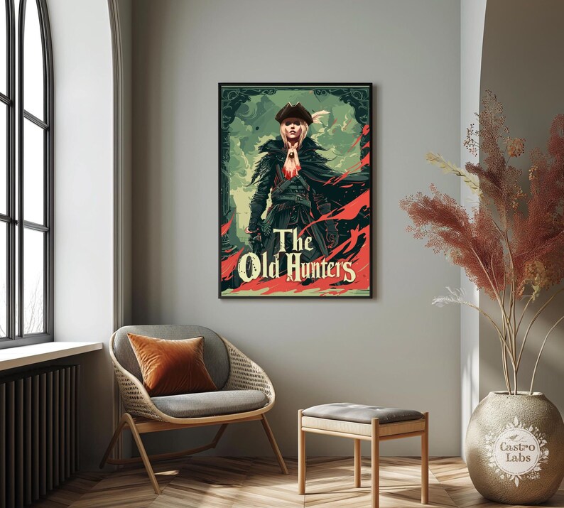 The Old Hunters Lady Maria Poster. Videogame Art, Soulsborne Print ...