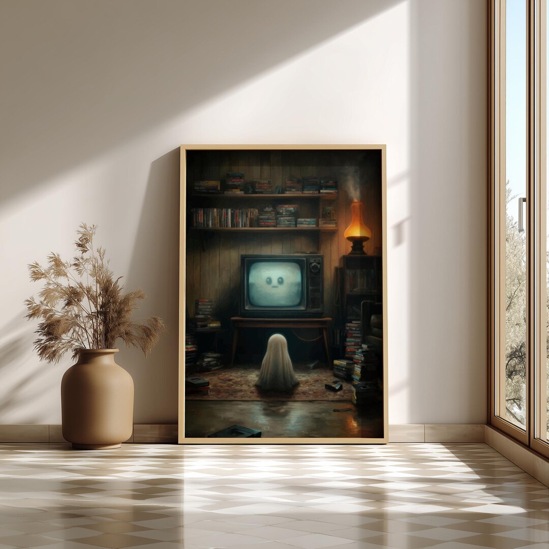 Ghost VHS Poster: Surreal Dreamcore Living Room Wall Art - Etsy