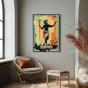 Hermes God Poster, Greek God Hermes, Hermes Messenger of the Gods ...