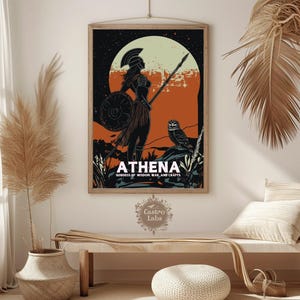 Athena Goddess, Athena Poster Fineart, Greek Mythology Athena Print ...