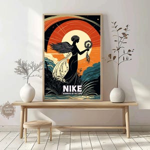 Nike Goddess of Victory Fine Art Print, Greek Mythology Poster - Etsy