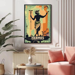 Hermes God Poster, Greek God Hermes, Hermes Messenger of the Gods ...