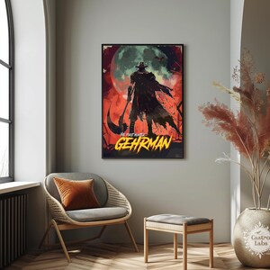 Gehrman the First Hunter Poster, Videogame Art, Soulsborne Poster ...