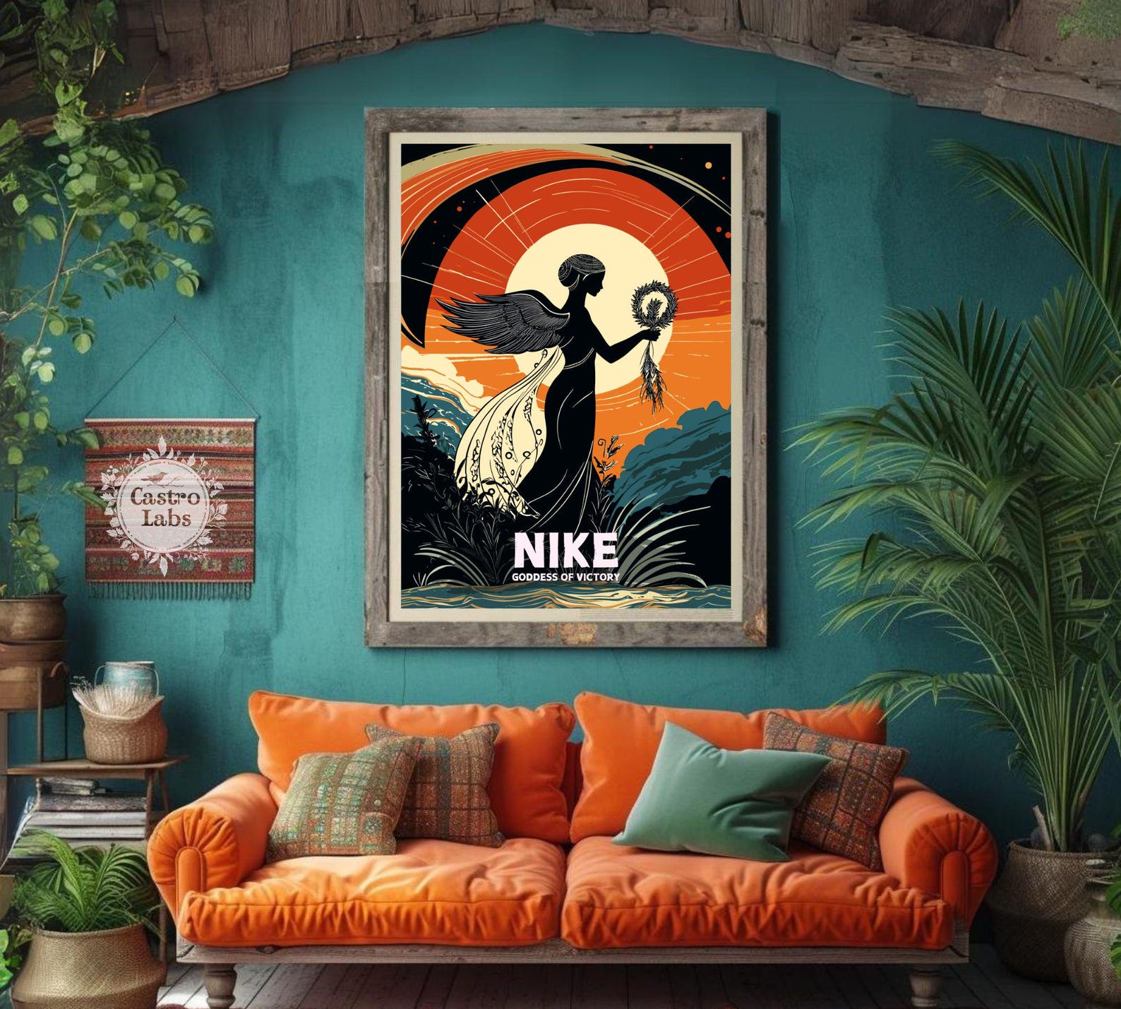Nike Goddess of Victory Fine Art Print, Greek Mythology Poster - Etsy