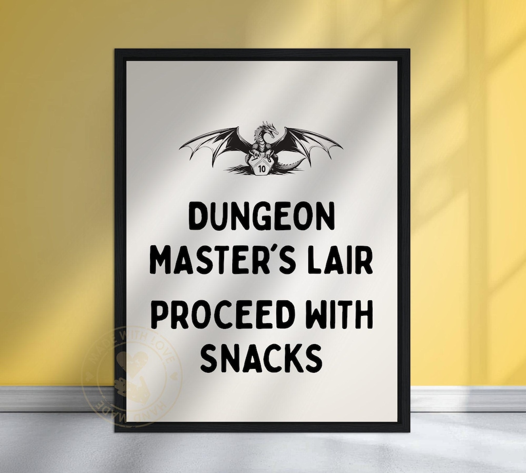 Dnd 2025 Poster - 8 Versions and 4 Colors, Dungeons and Dragons ...
