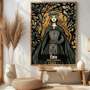 Ériu Goddess Art Print: Celtic Mythology Poster - Etsy