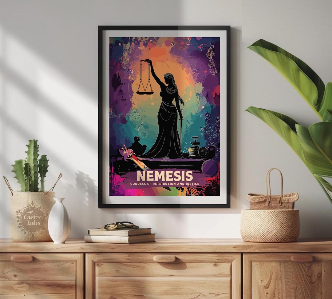 Nemesis Goddess Print: Greek Mythology Art - Etsy