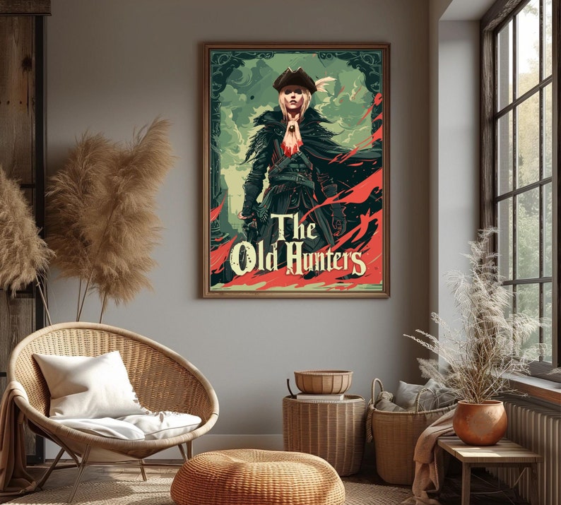 The Old Hunters Lady Maria Poster. Videogame Art, Soulsborne Print ...