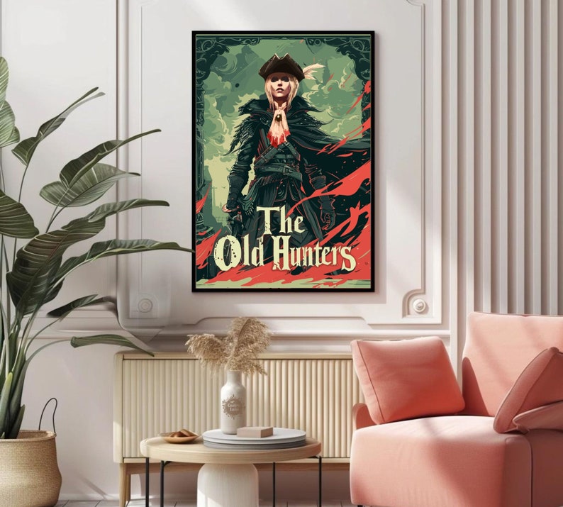 The Old Hunters Lady Maria Poster. Videogame Art, Soulsborne Print ...