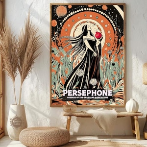 Persephone Goddess, Goddess of Grain and Agriculture, Fineart, Greek ...