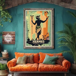 Hermes God Poster, Greek God Hermes, Hermes Messenger of the Gods ...