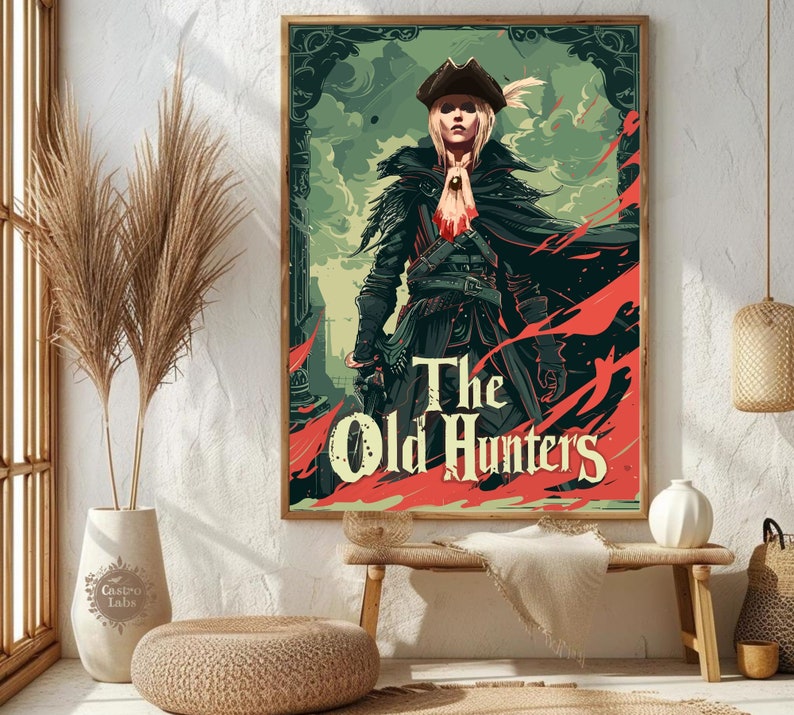 The Old Hunters Lady Maria Poster. Videogame Art, Soulsborne Print ...