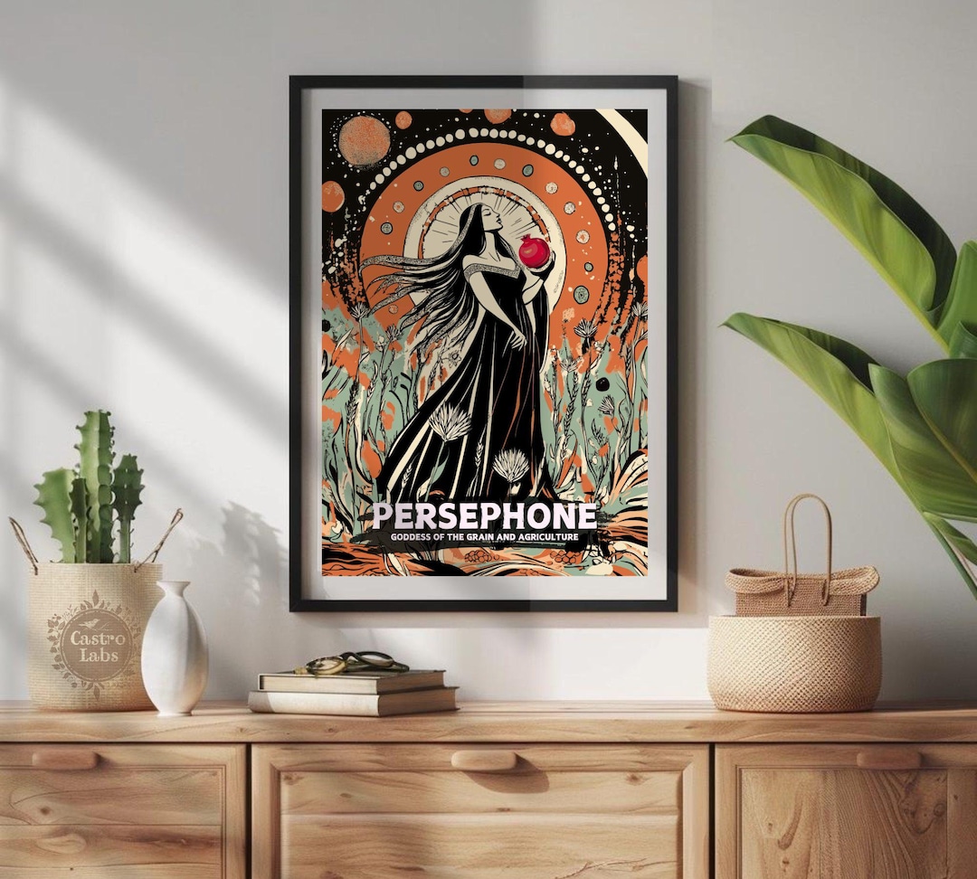Persephone Goddess Fine Art Print: Greek Mythology Wall Art - Etsy