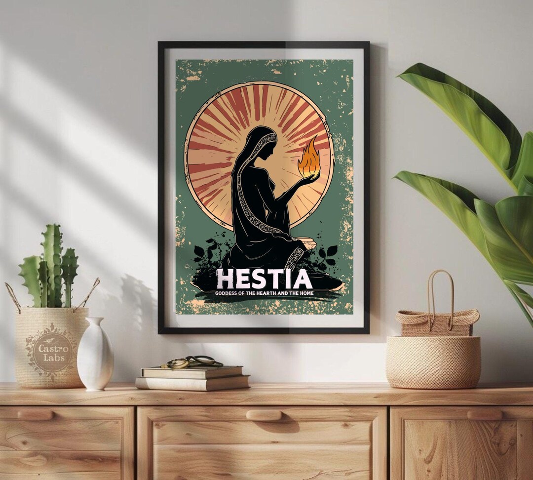 Hestia Goddess, Goddess of the Heart, Fineart, Greek Mythology Hestia ...