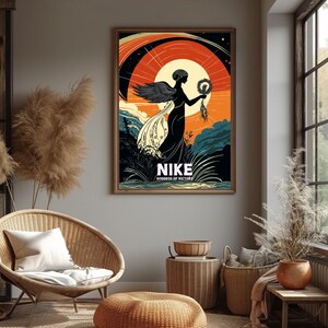 Nike Goddess of Victory Fine Art Print, Greek Mythology Poster - Etsy