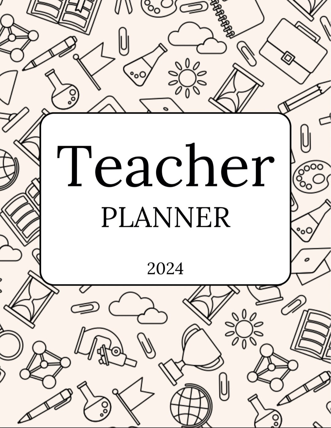 PRINTABLE Teachers Planner - Etsy