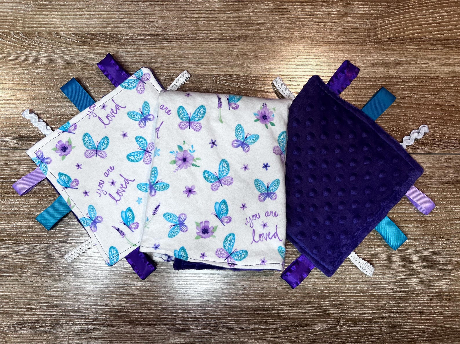 Butterfly Baby Crinkle Toy, Handmade Sensory Cloth Toy - Etsy