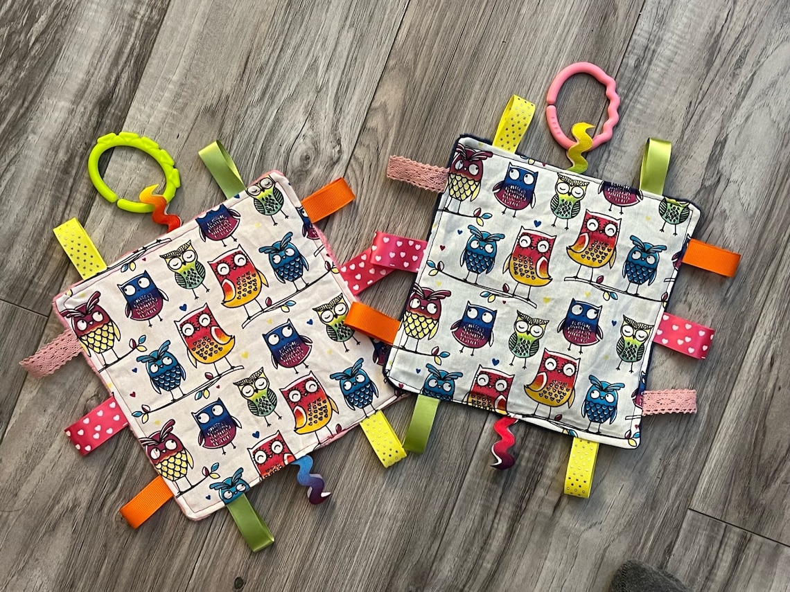 Handmade Baby Crinkle Toy, Soft Cloth Sensory Toy for Infants, Perfect ...