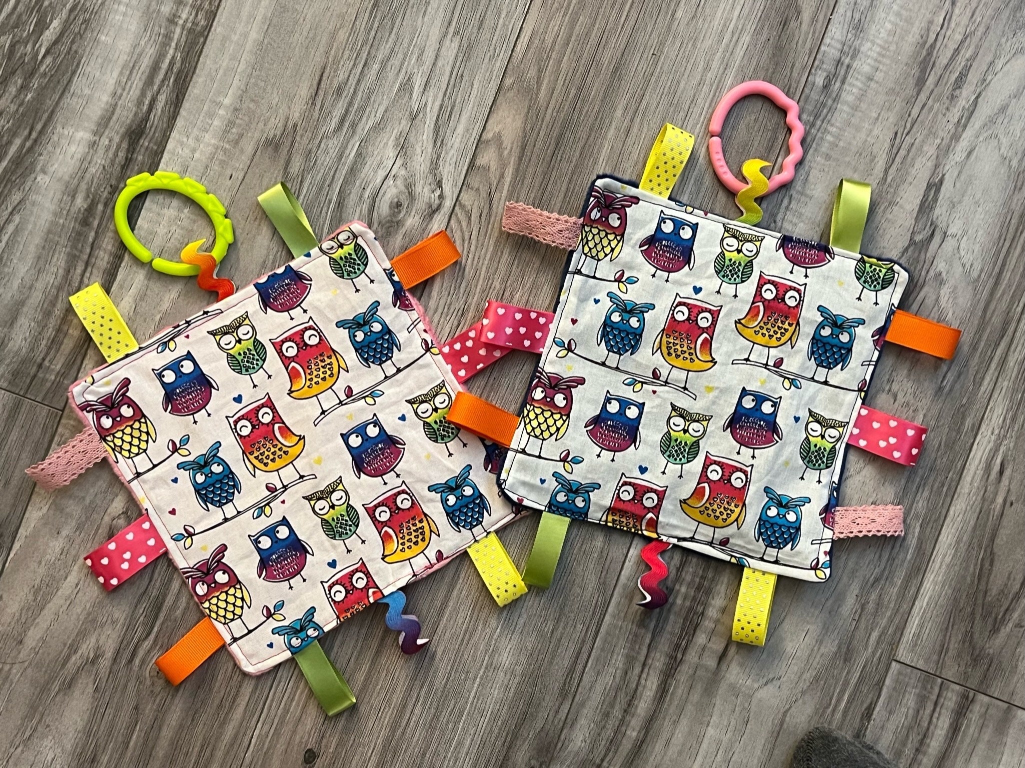 Handmade Baby Crinkle Toy, Soft Cloth Sensory Toy for Infants, Perfect ...