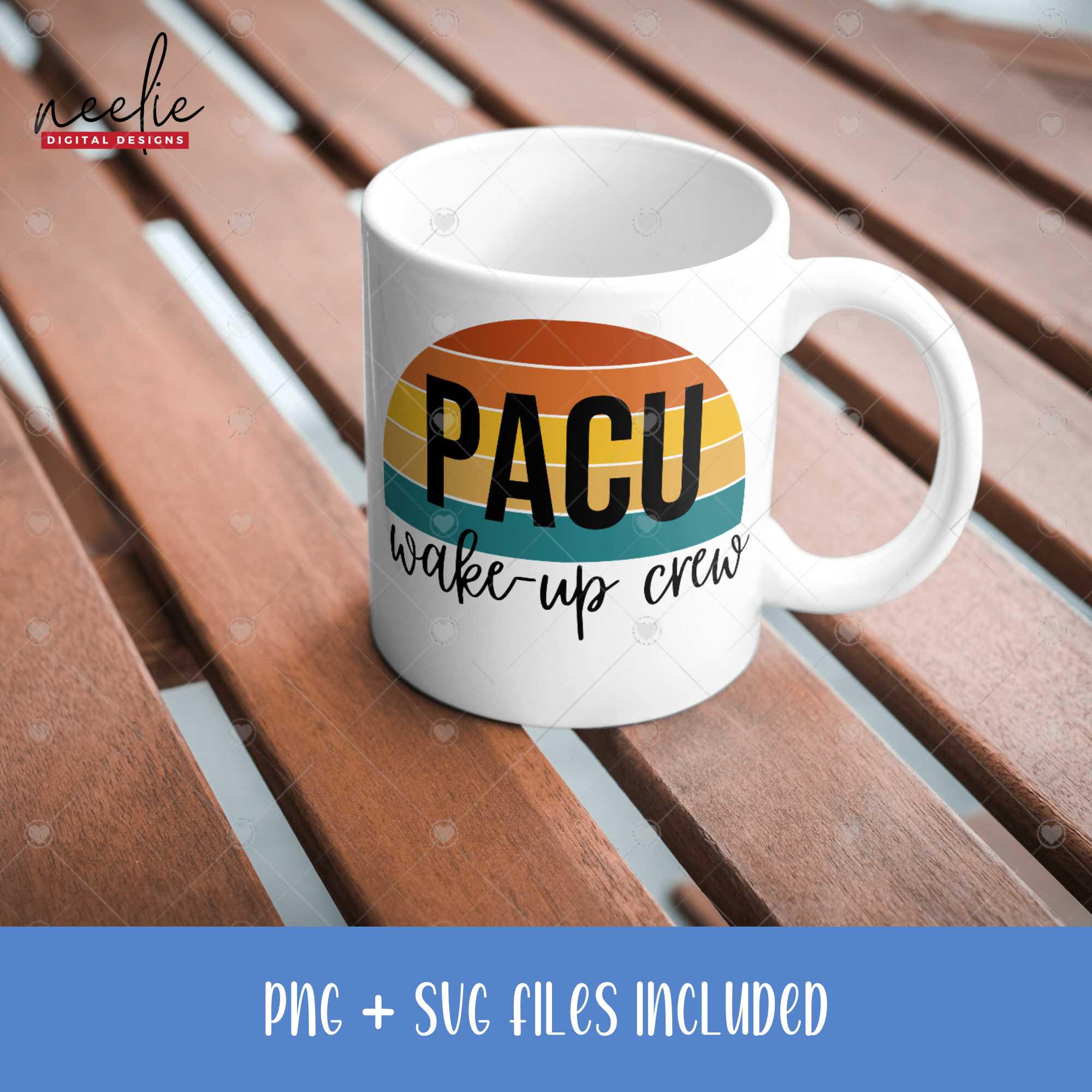 PACU Wake-up Crew PNG and SVG Files, Retro Sunset Design for Post ...