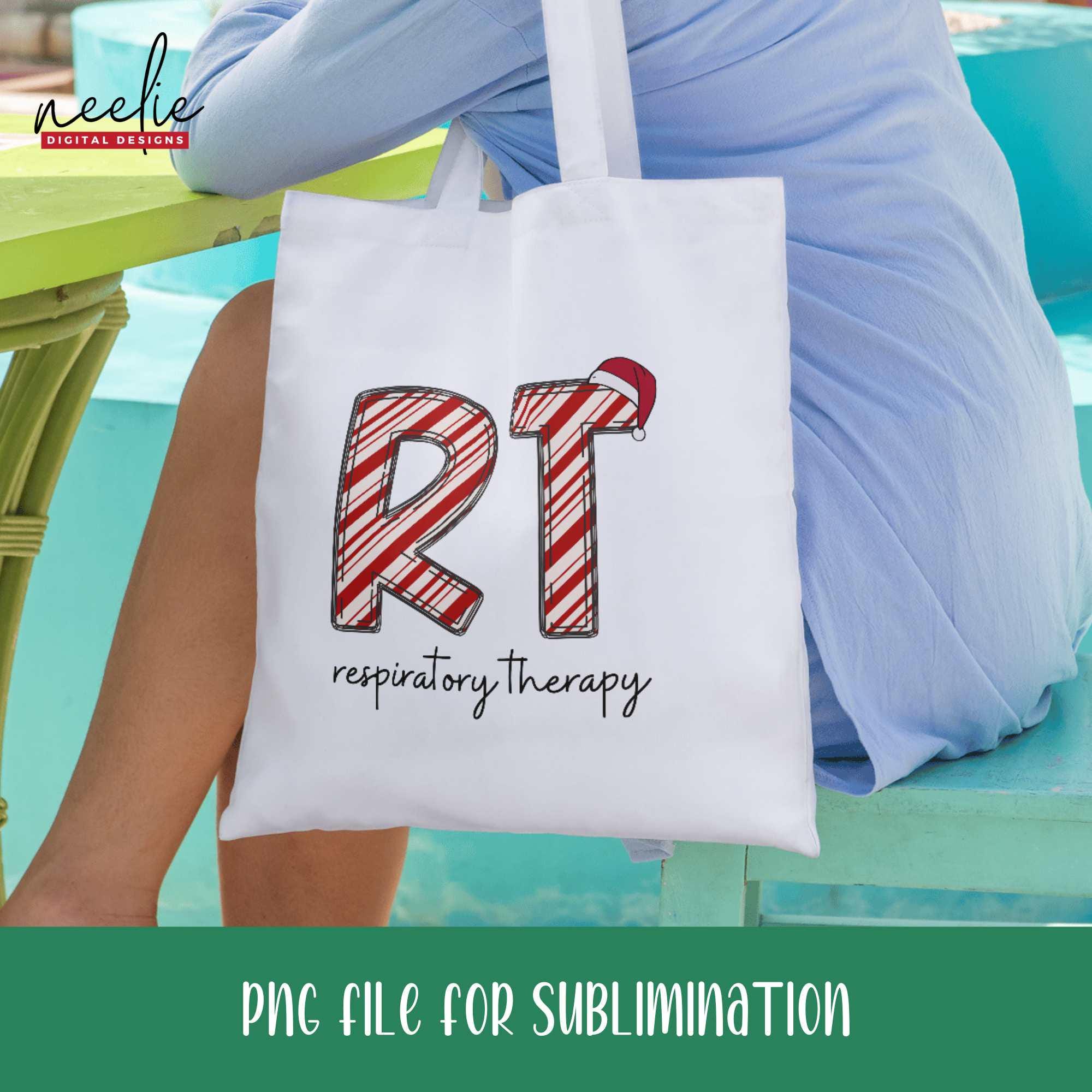 Respiratory Therapy Png RT Christmas Candy Cane Stripe Doodle Letter ...