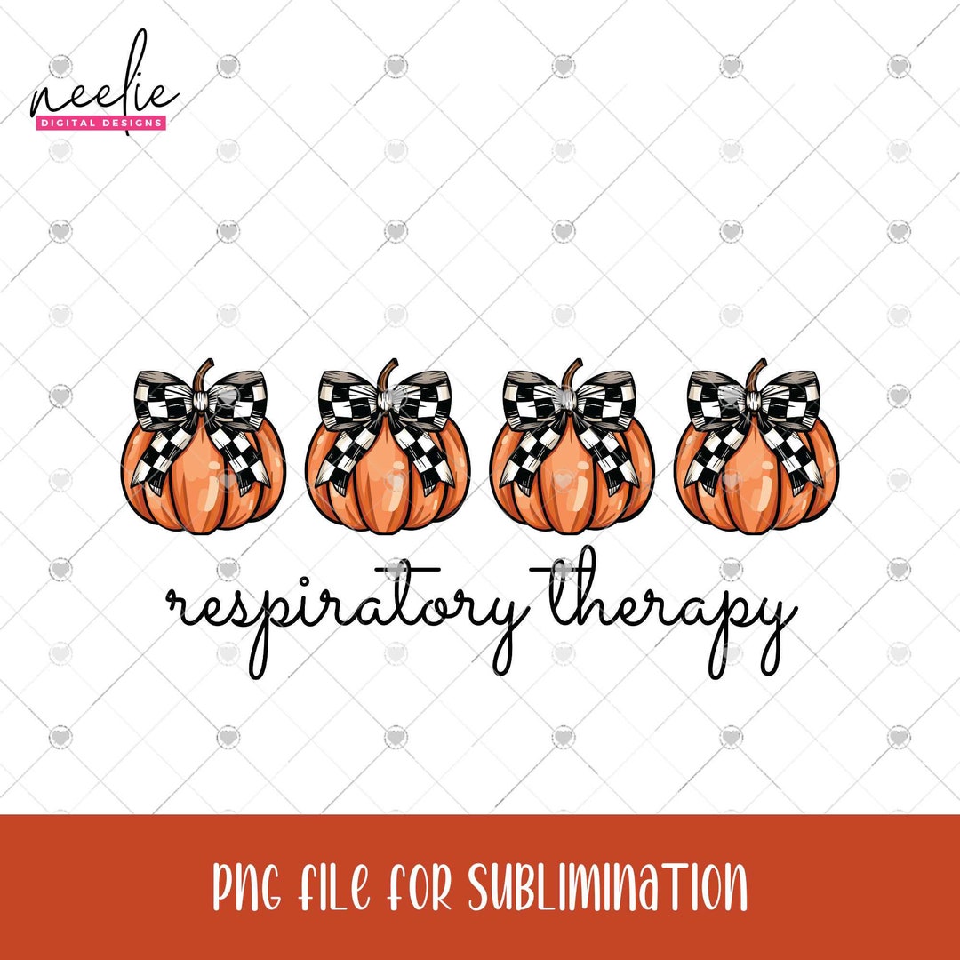 RT Respiratory Therapy Pumpkins With Bows Fall Halloween Thanksgiving ...