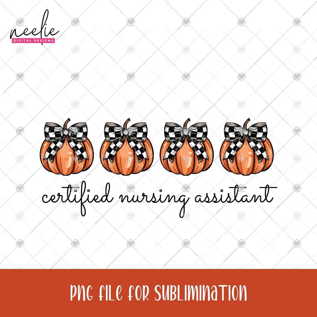 CNA Pumpkins With Bows PNG File, Coquette Fall Halloween Thanksgiving ...