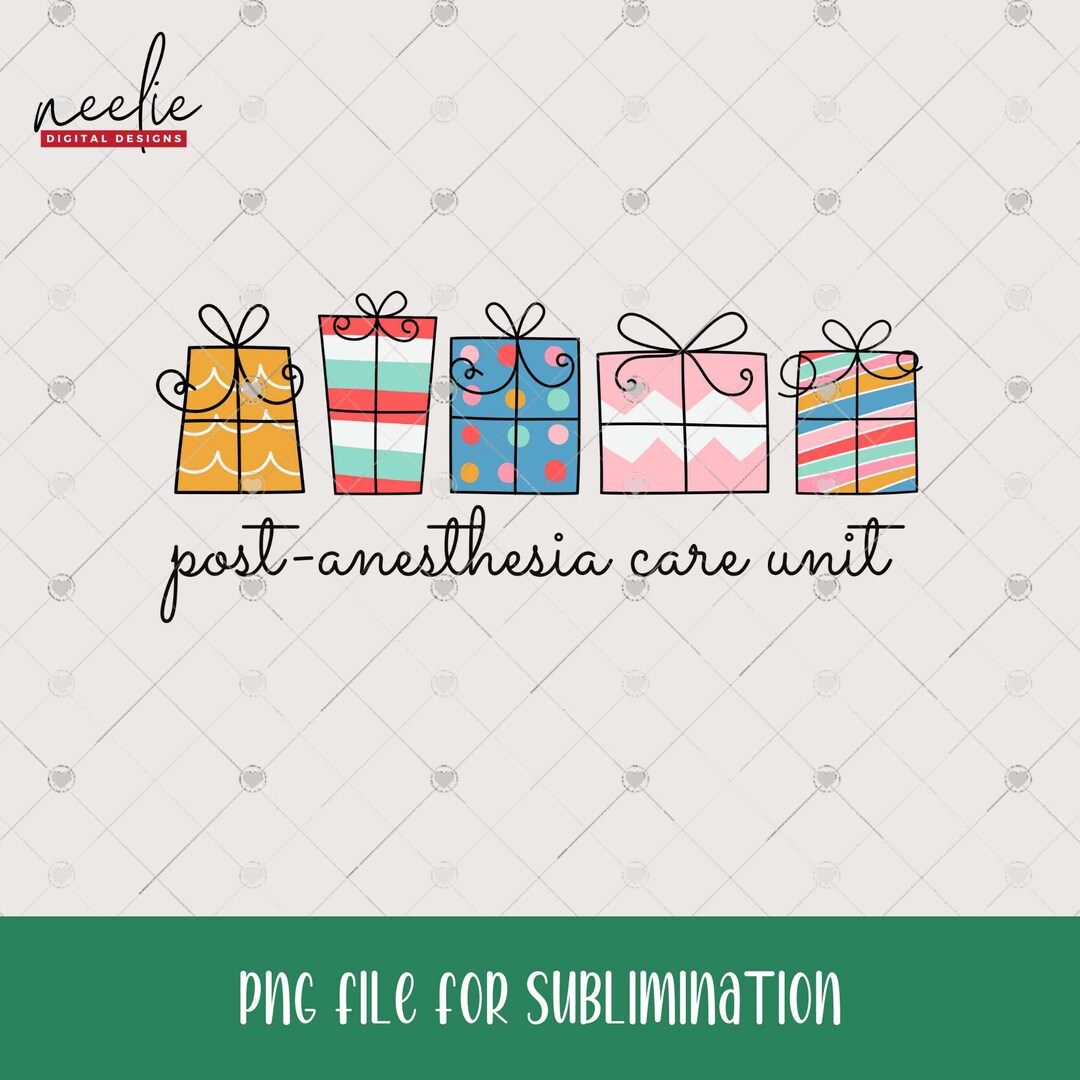 PACU Nurse PNG Christmas Gifts Design for Post-anesthesia Care Unit ...