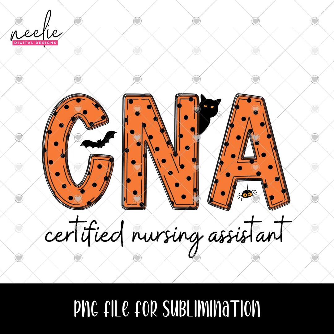 CNA PNG Halloween Doodle Letters Polka Dot Peeking Cat and Spider ...