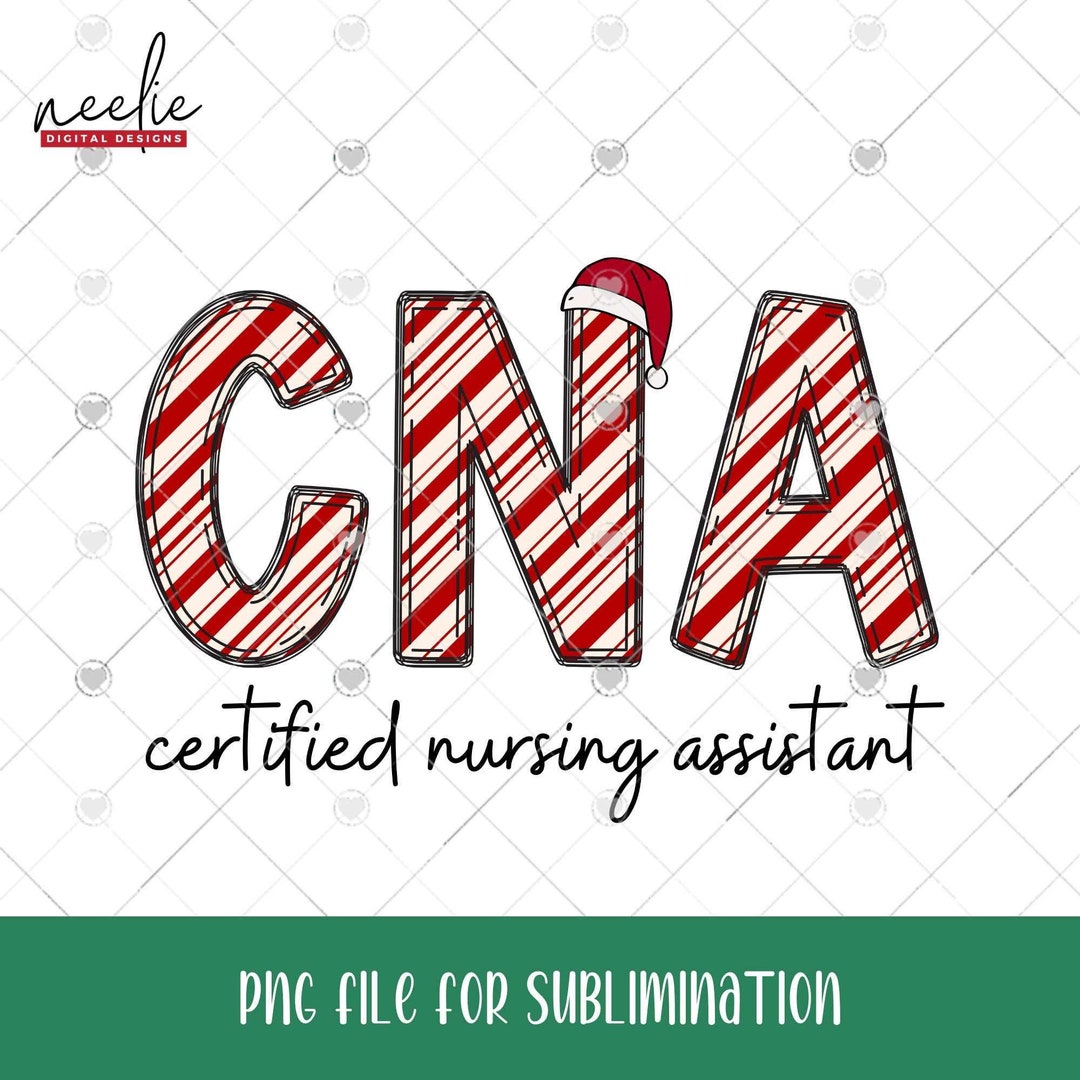 CNA PNG Christmas Doodle Letter Candy Cane Stripe Design for Certified ...