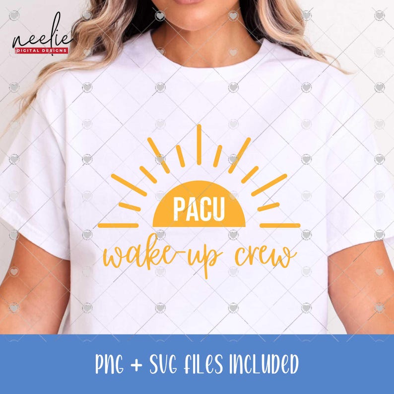 PACU Wake-up Crew PNG and SVG Files, Retro Sunshine Design for Post ...