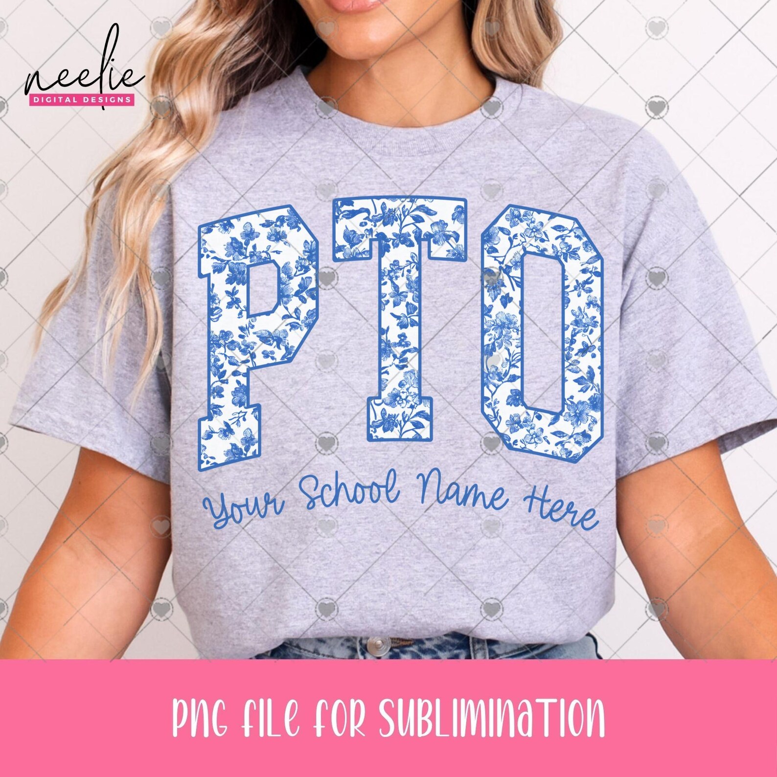 PTO - Custom School Name PNG, Parent Teacher Organization Personalized ...