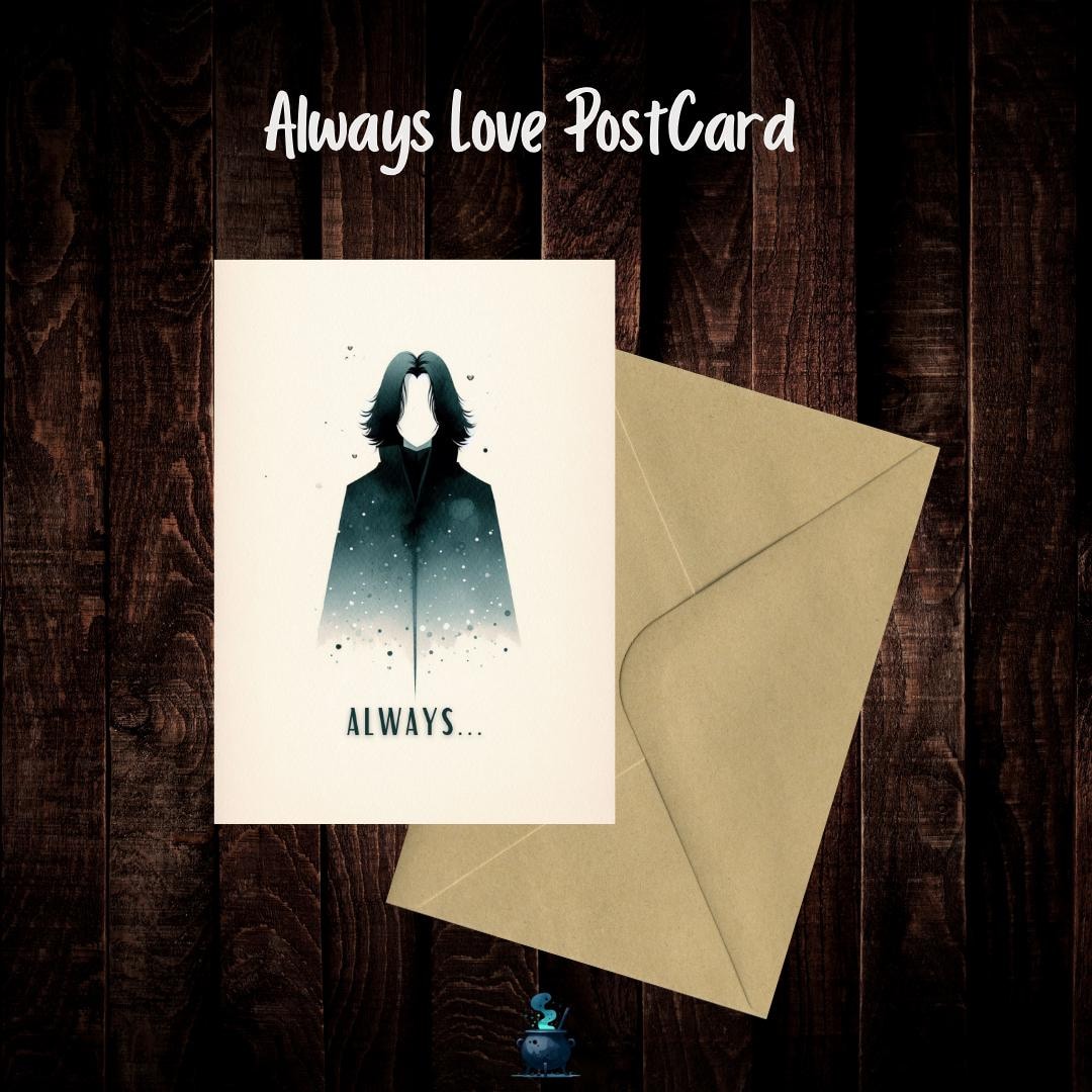Snape 'always' Love Card: Magical Loyalty (digital Card) - Etsy