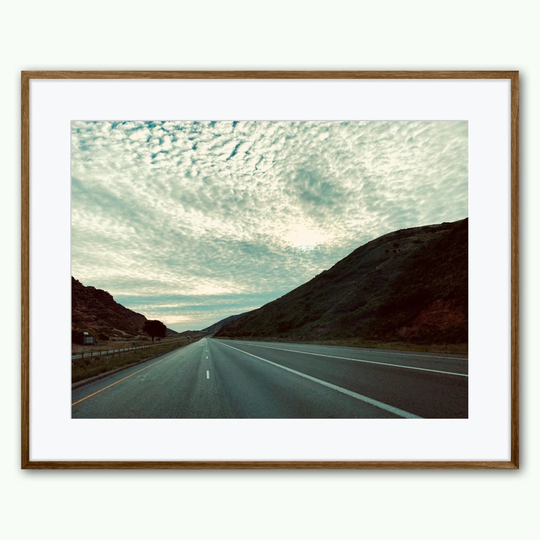 Wide Open Road: Landscape Wall Print, Digital Download, Instant Decor ...