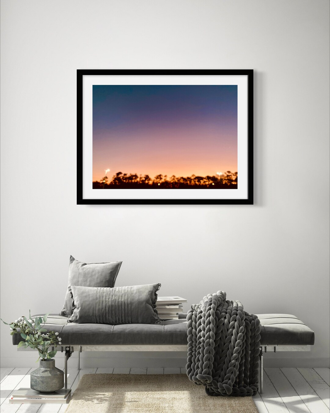 Sunrise Sunset Digital Download Print, Blurred Sunrise Sunset Wall Art ...