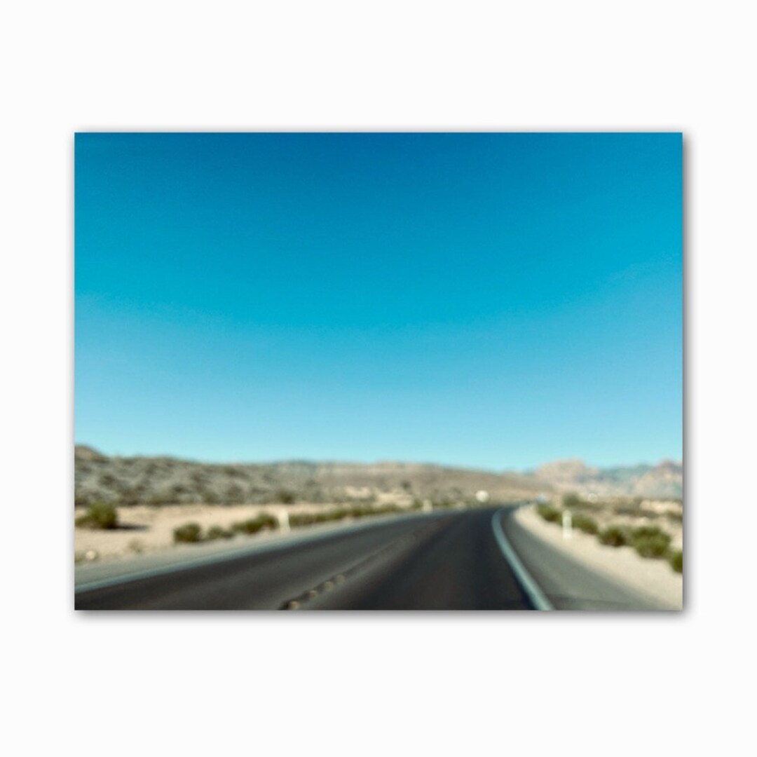 Blurred Open Road Wall Art, Printable Photo, Blur Wall Art, Open Road ...